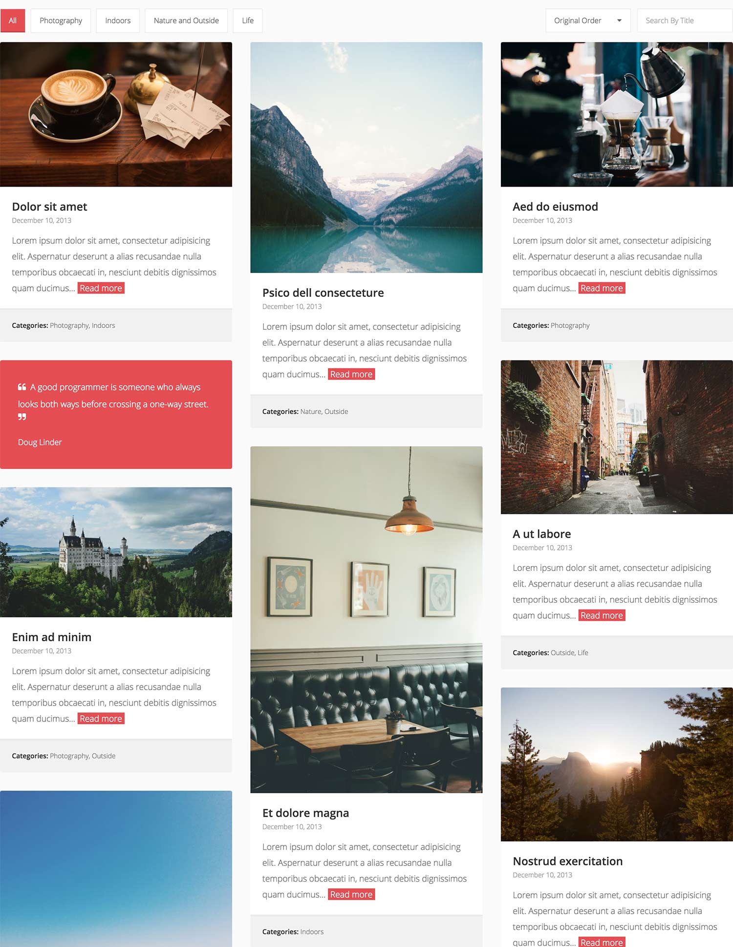 Masonry Gallery - Responsive Gallery | Auto Grid